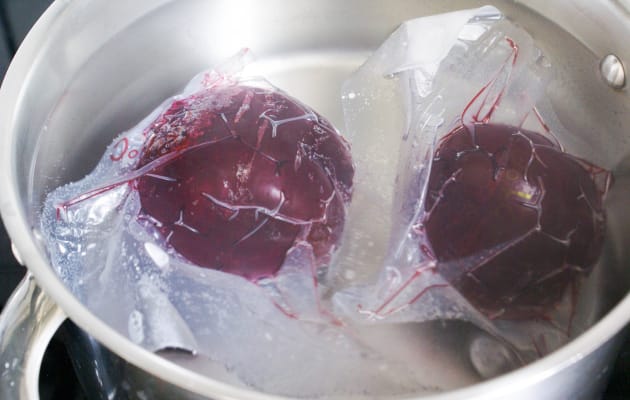 Betteraves rouges cuites sous-vide - Technique de cuisson - Recette par ...