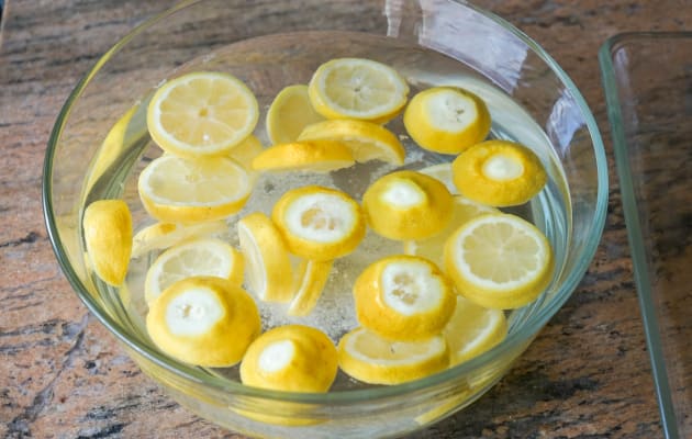 Achards de citrons et gingembre en condiments et base de sauce ...