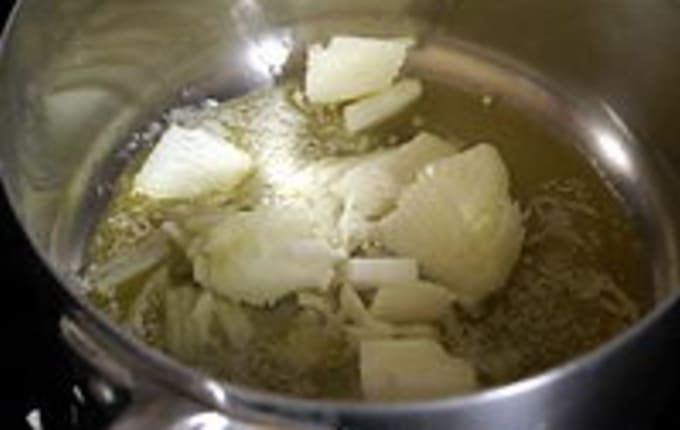 Recette de salade laitue ou romaine cuite en chiffonnade express ...