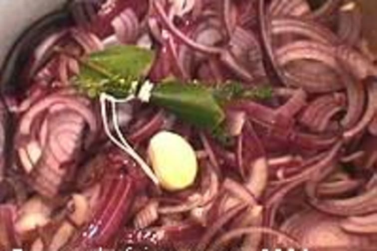 Compote d'oignons rouges au balsamique - un condiment de choix ...