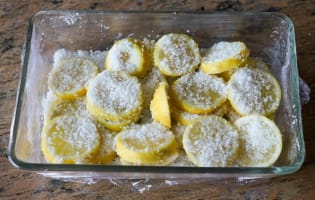 Achards de citrons et gingembre en condiments et base de sauce ...