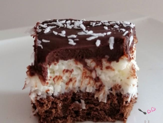 Gâteau Bounty cake façon "bounty" - Recette par Le labo de maman