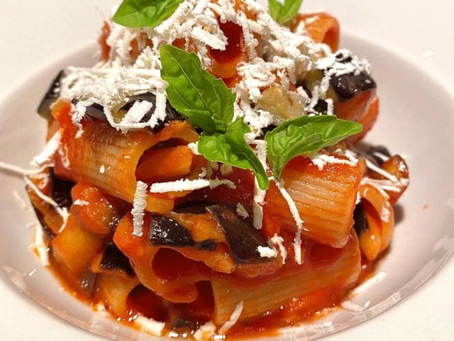 Pasta Alla Norma Pâtes Siciliennes Aux Aubergines Recette Par La