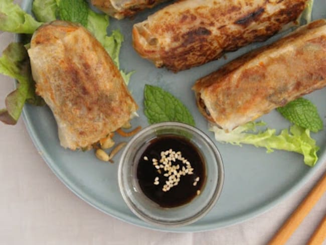 Nems aux légumes (vegan) - Recette par Milounette