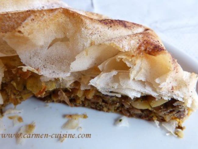 Pastilla à la pintade comme dans le Maghreb - Recette par Carmen