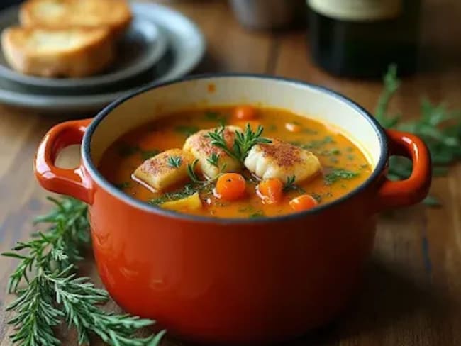 Soupe de poissons corse aziminu : recette Bouillabaisse corse