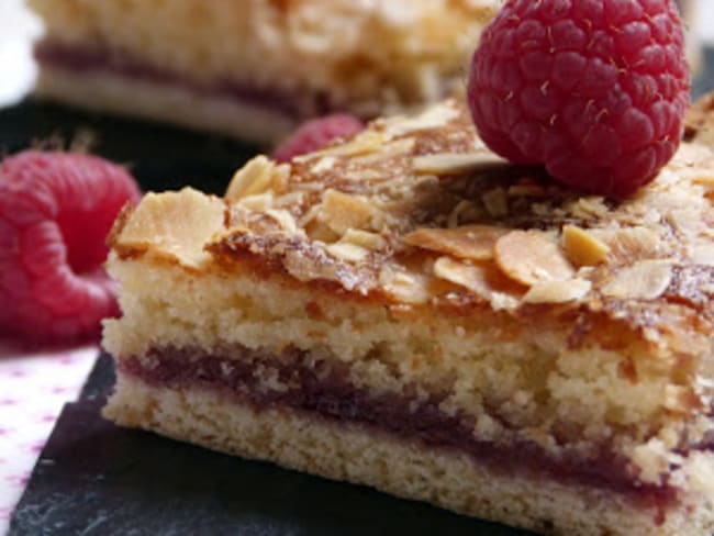Tarte aux fruits rouges sur gâteau aux amandes - Recette par Chic, chic ...