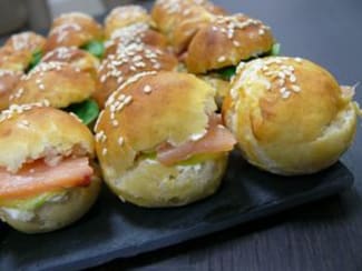 Mauricettes garnies pour buffets - Recette par Le Monde de Milan