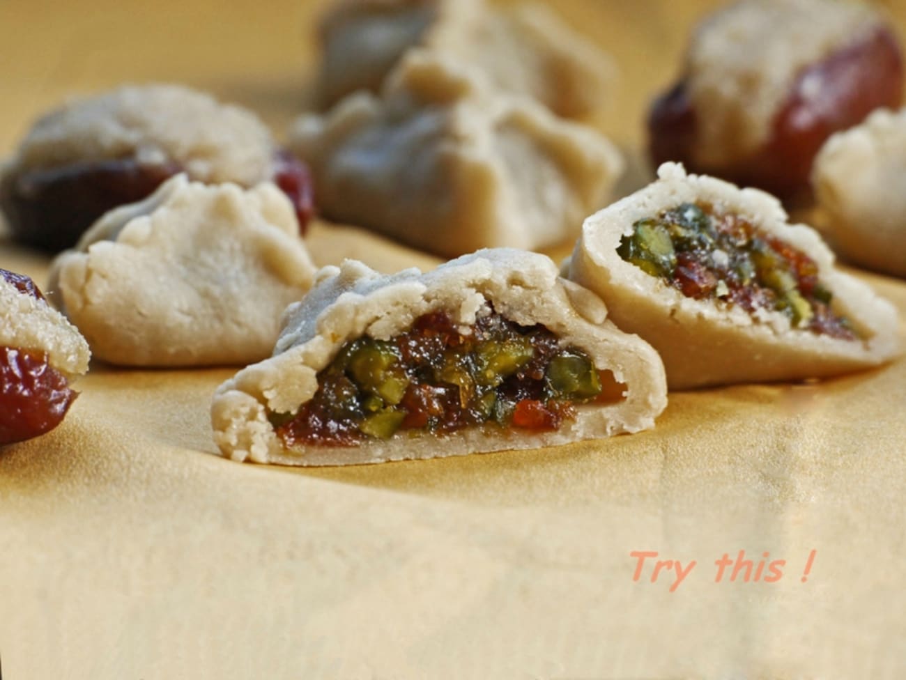 Coussins en pâte d'amande - Recette par Try this