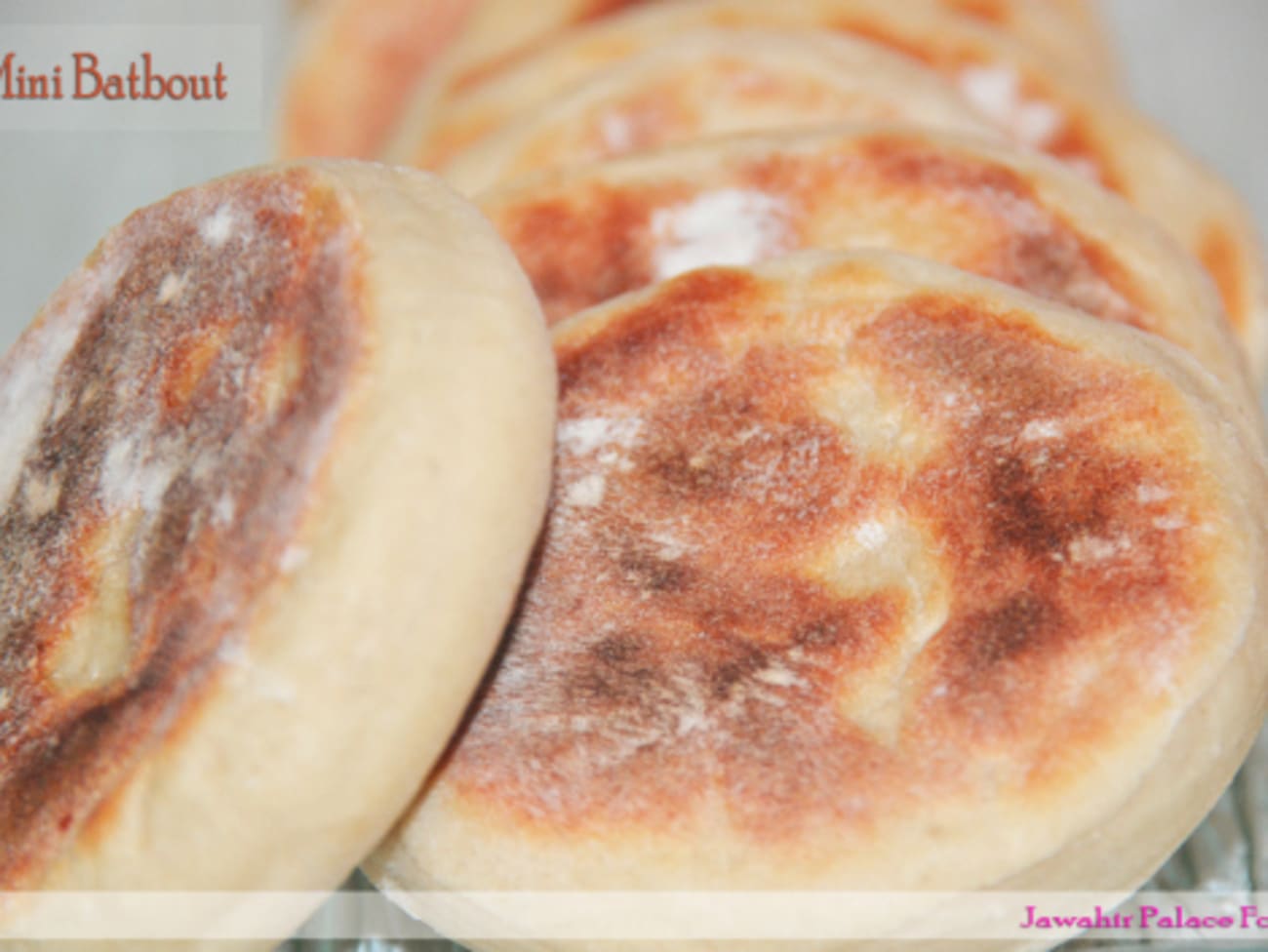 mini batbout, pain marocain - Recette par Jawahir
