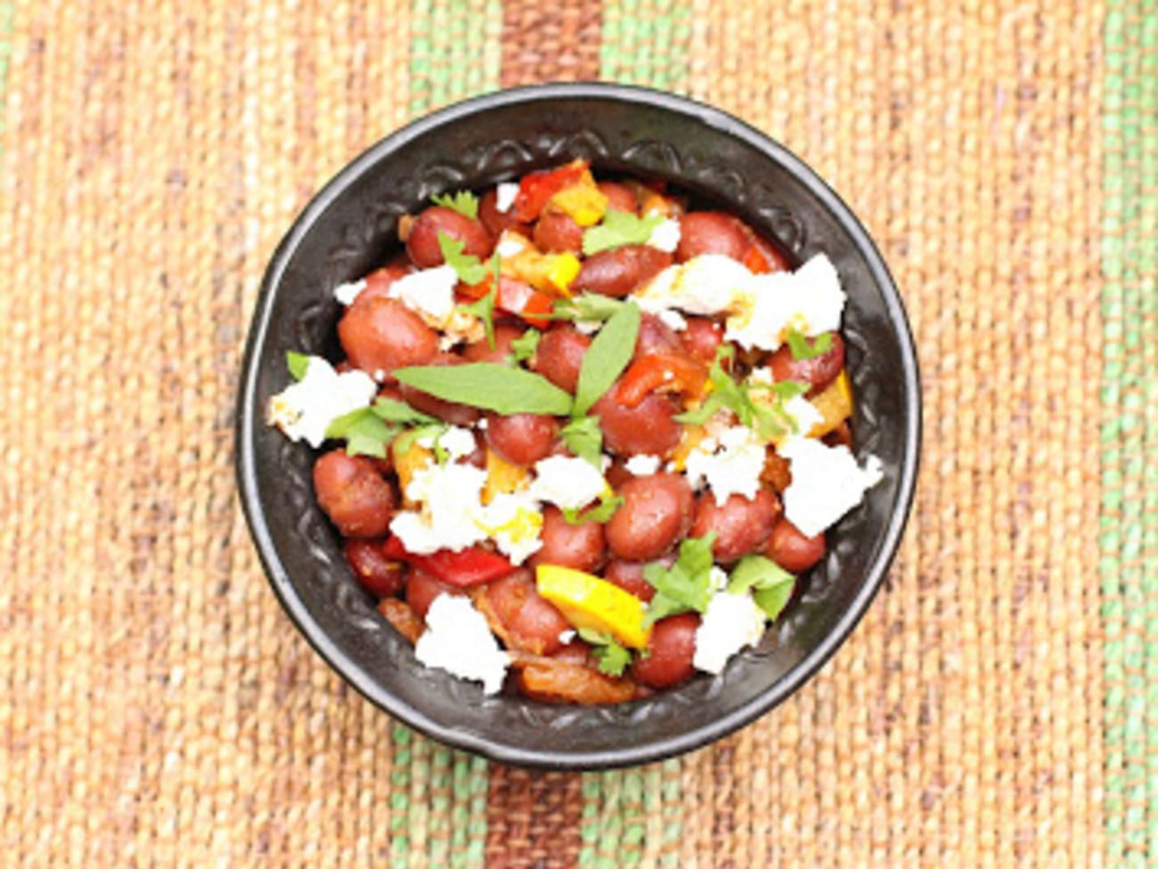 Salade de haricots rouges aux saveurs tex-mex : recette Salade de ...
