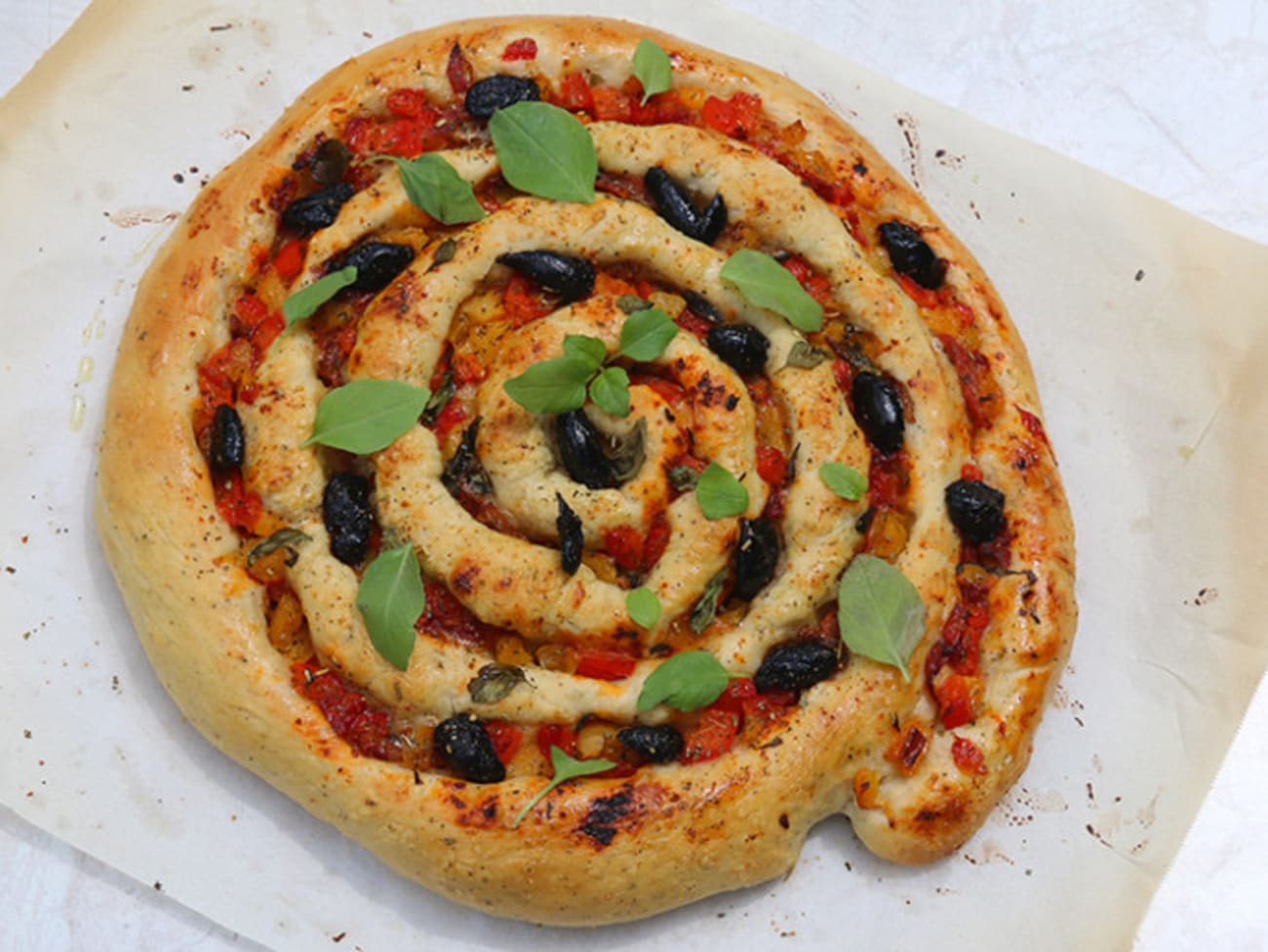 Pizza spirale : recette Pizza spirale