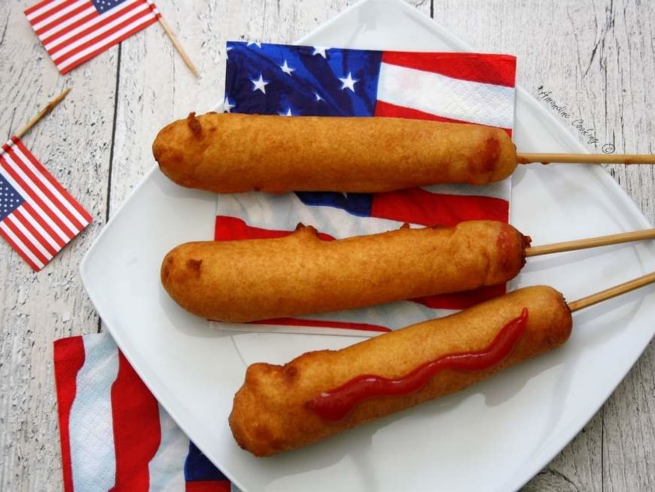 Corn dog comme aux US : recette Corn dog
