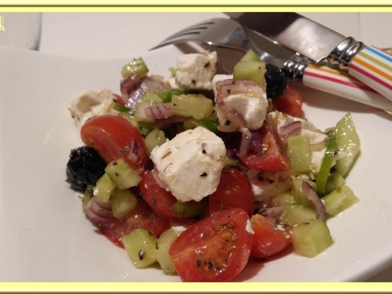 La "horiatiki" : recette La "horiatiki"