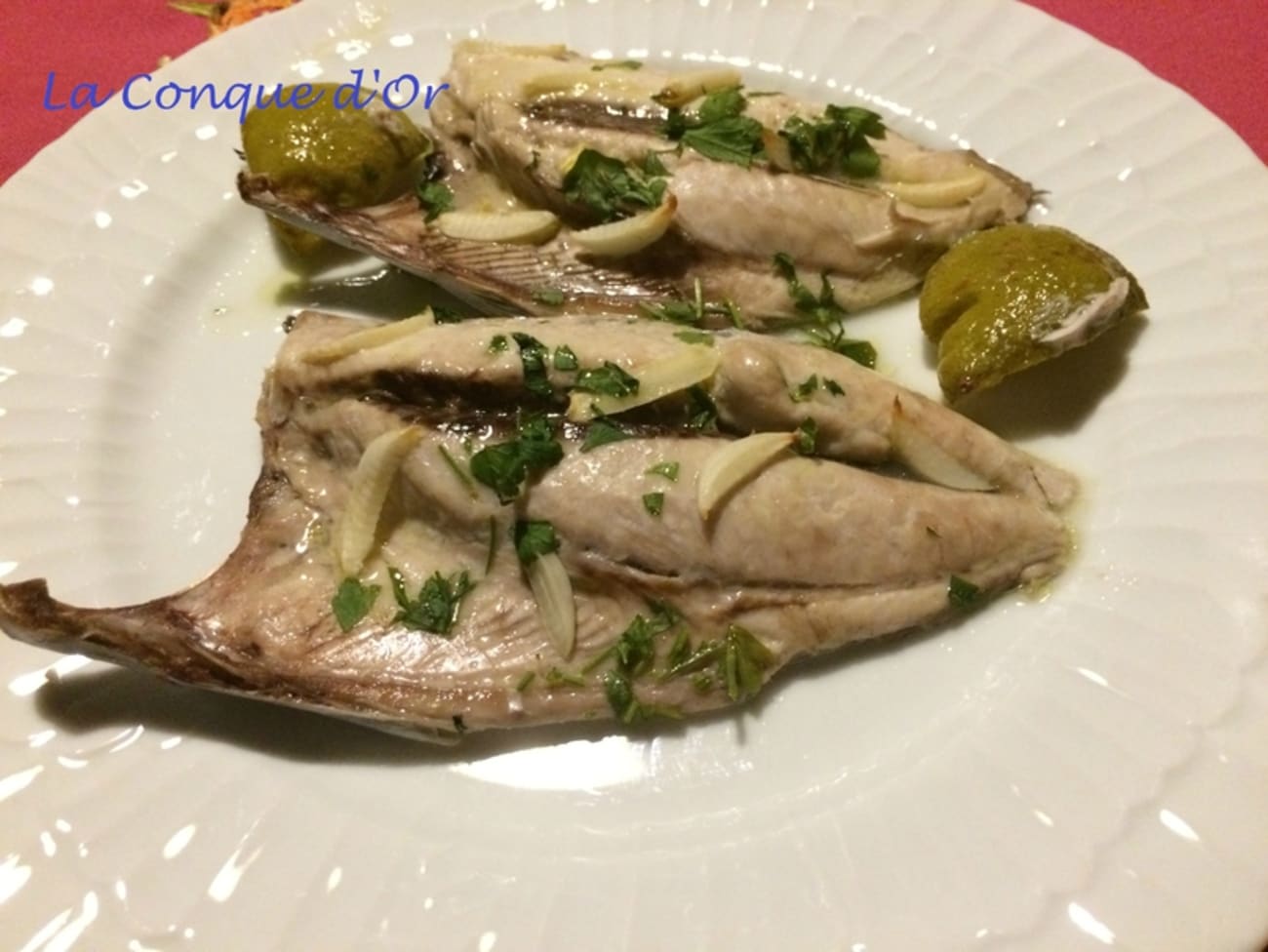 Filets de bonite au four : recette Filets de bonite au four