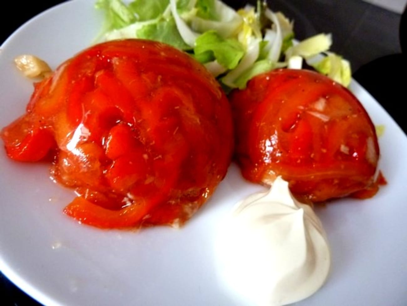 Poivrons rouges rôtis en gelée - Recette par Cuisine Alcaline