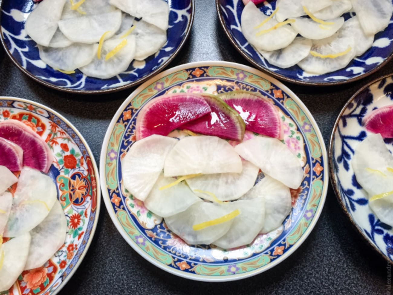 Tsukemono de radis daikon et red meat : recette Tsukemono de radis ... Tsukemono de radis daikon et red meat : recette Tsukemono de radis ...