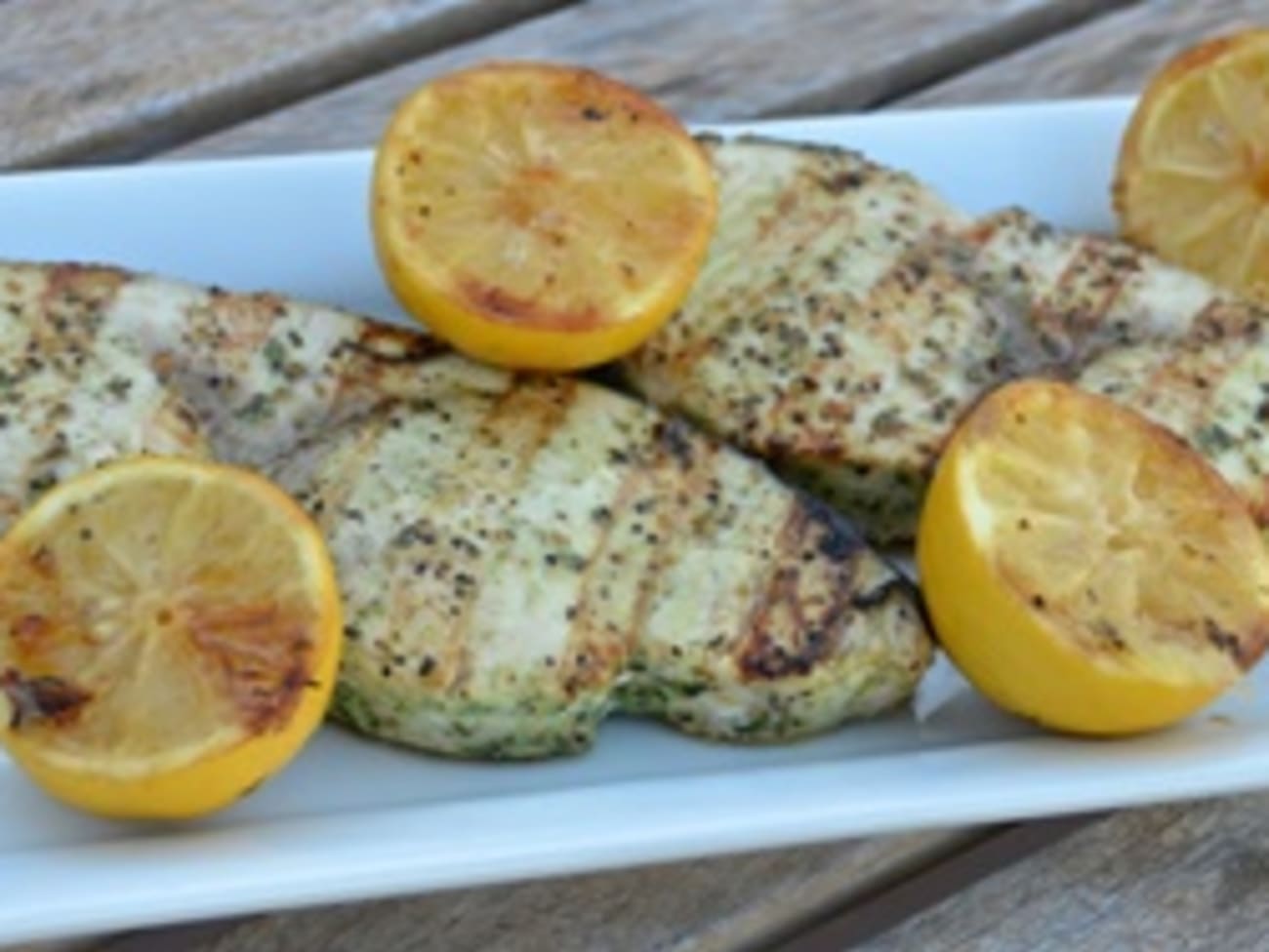 Espadon mariné à l'estragon et ail : recette Espadon mariné à l ...