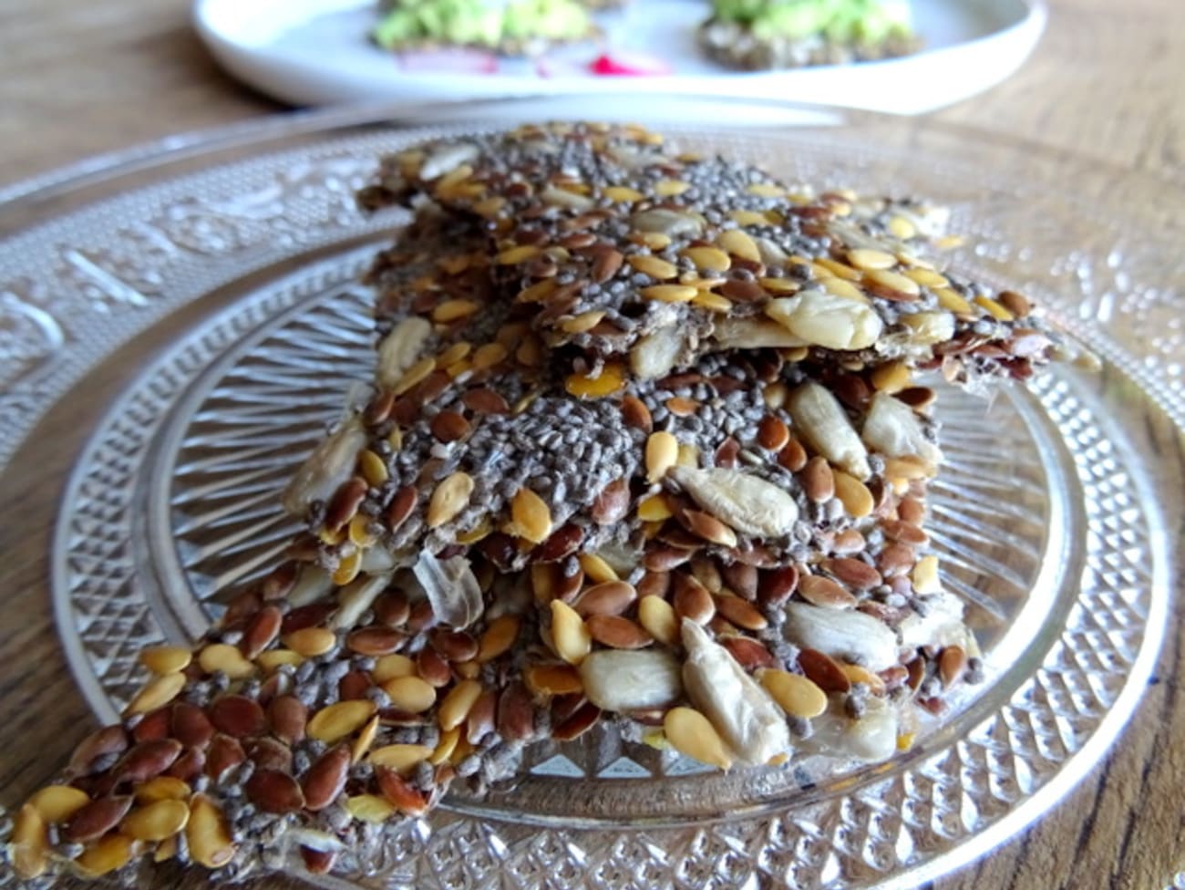 Crackers aux graines de chia et lin : recette Crackers aux graines de ...