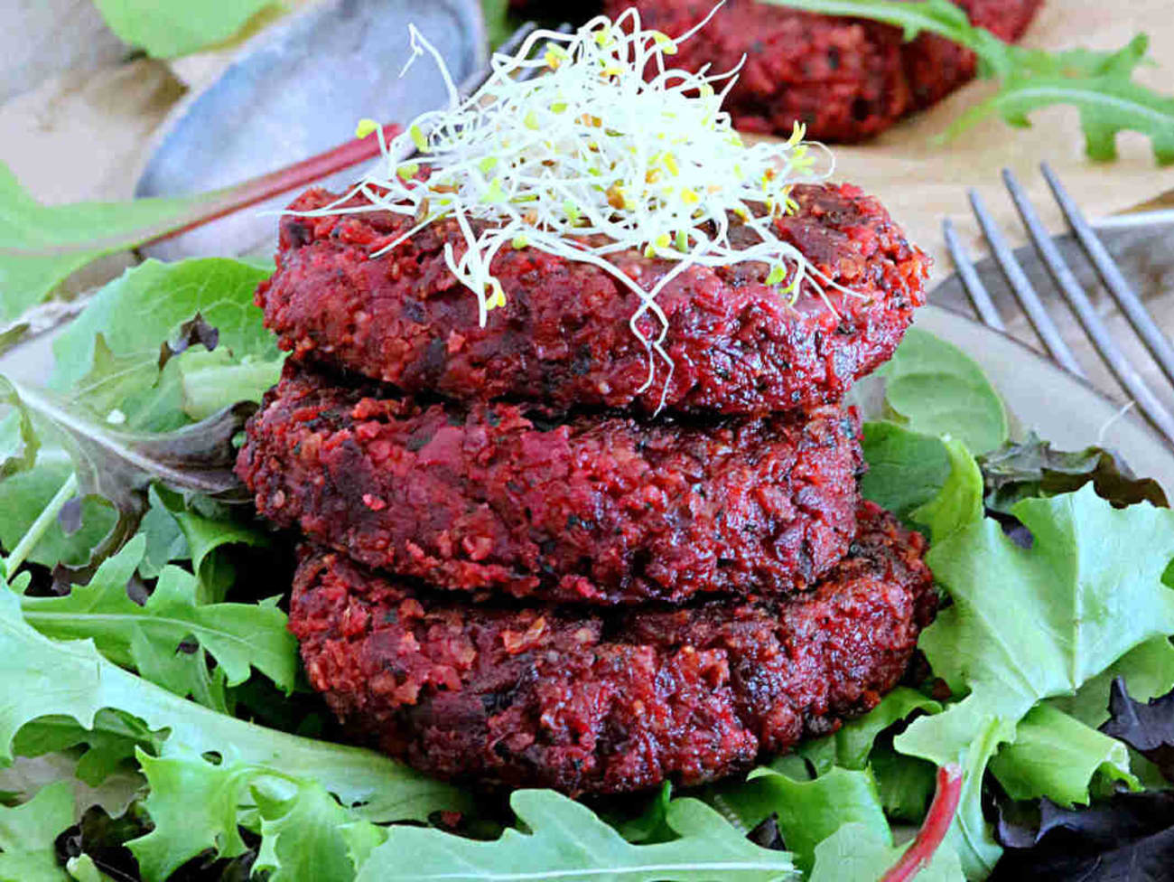 Galettes de betterave et haricot rouge IG bas : recette Galettes de ...