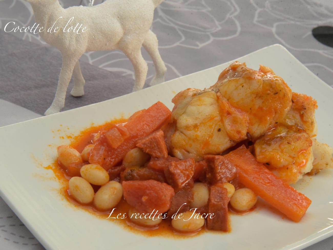 Cocotte de lotte et ses cocos de Paimpol : recette Cocotte de lotte et ...