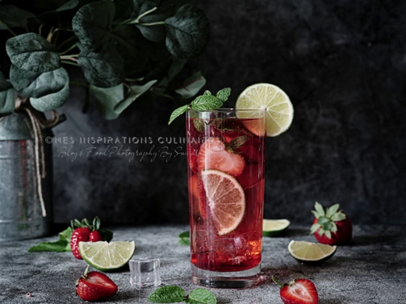 Mojito aux fraises sans alcool (virgin mojito) : recette Virgin Mojito ...