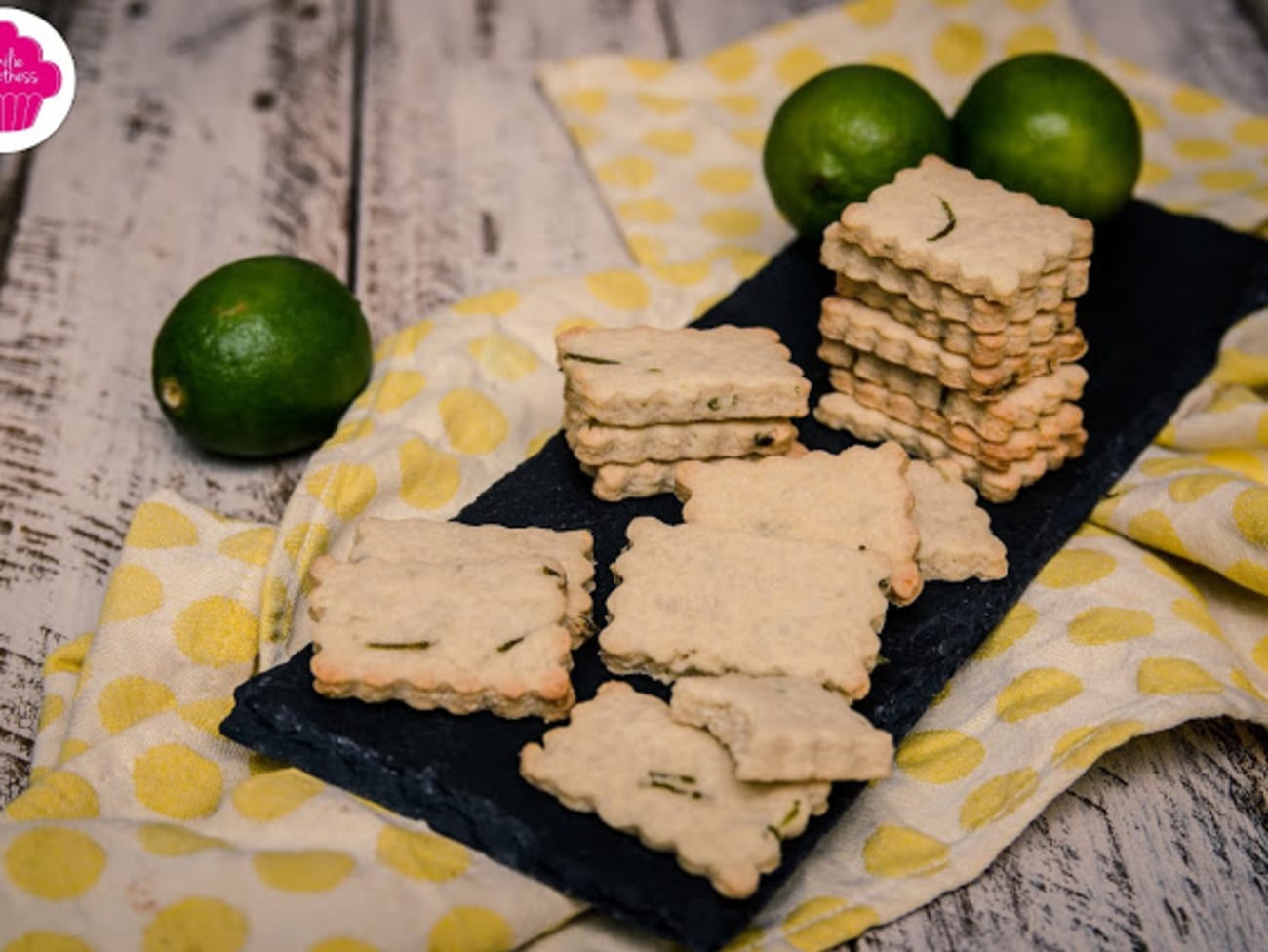 Biscuits au citron vert et aux amandes : recette Biscuits au citron ...