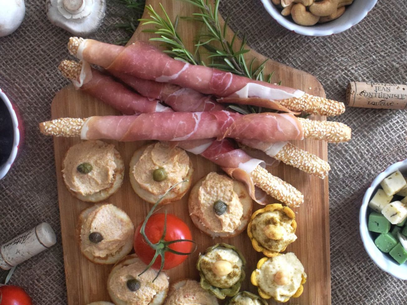 Planche apéritive : recette Planche apéritive