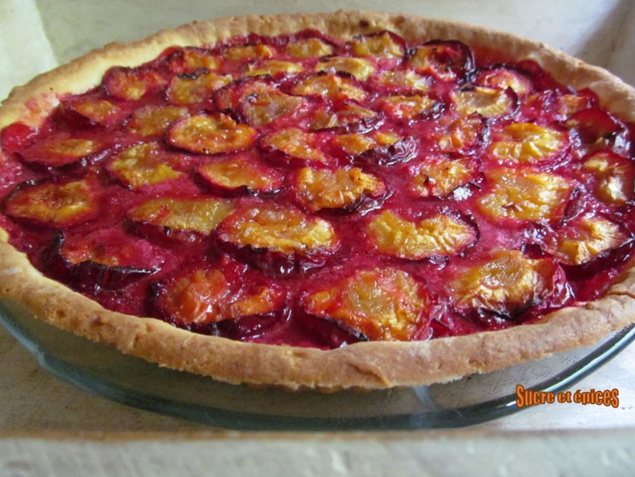 Recette Tarte Prune Rouge