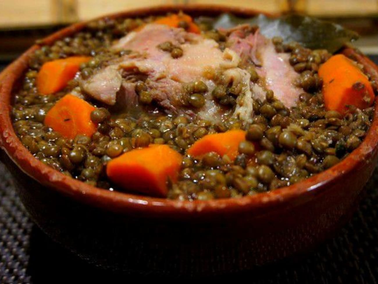 Palette de porc demi-sel aux lentilles, une recette de grand-mère ...