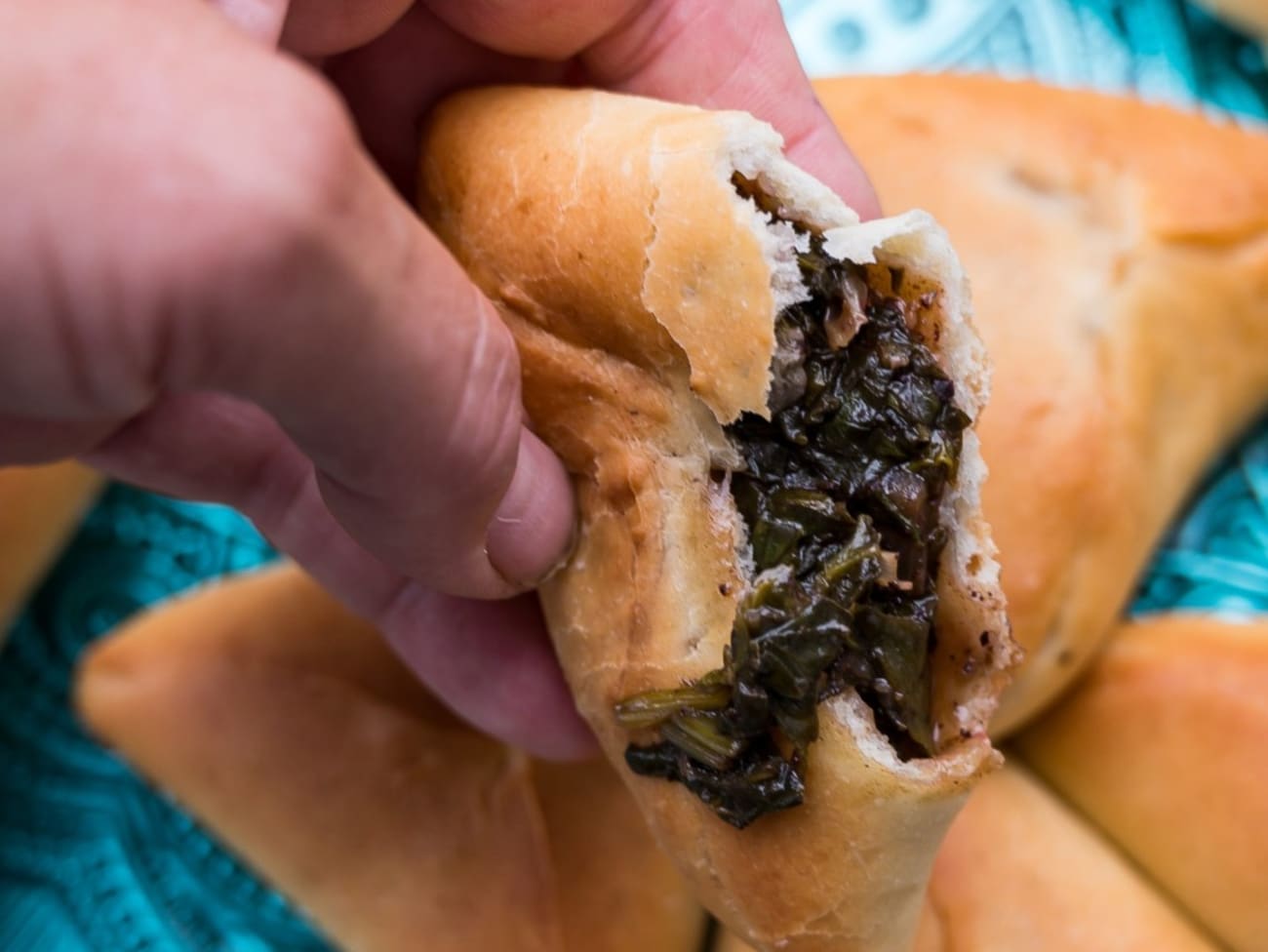 Fatayer aux épinards (mezzé libanais) : recette Fatayer aux épinards