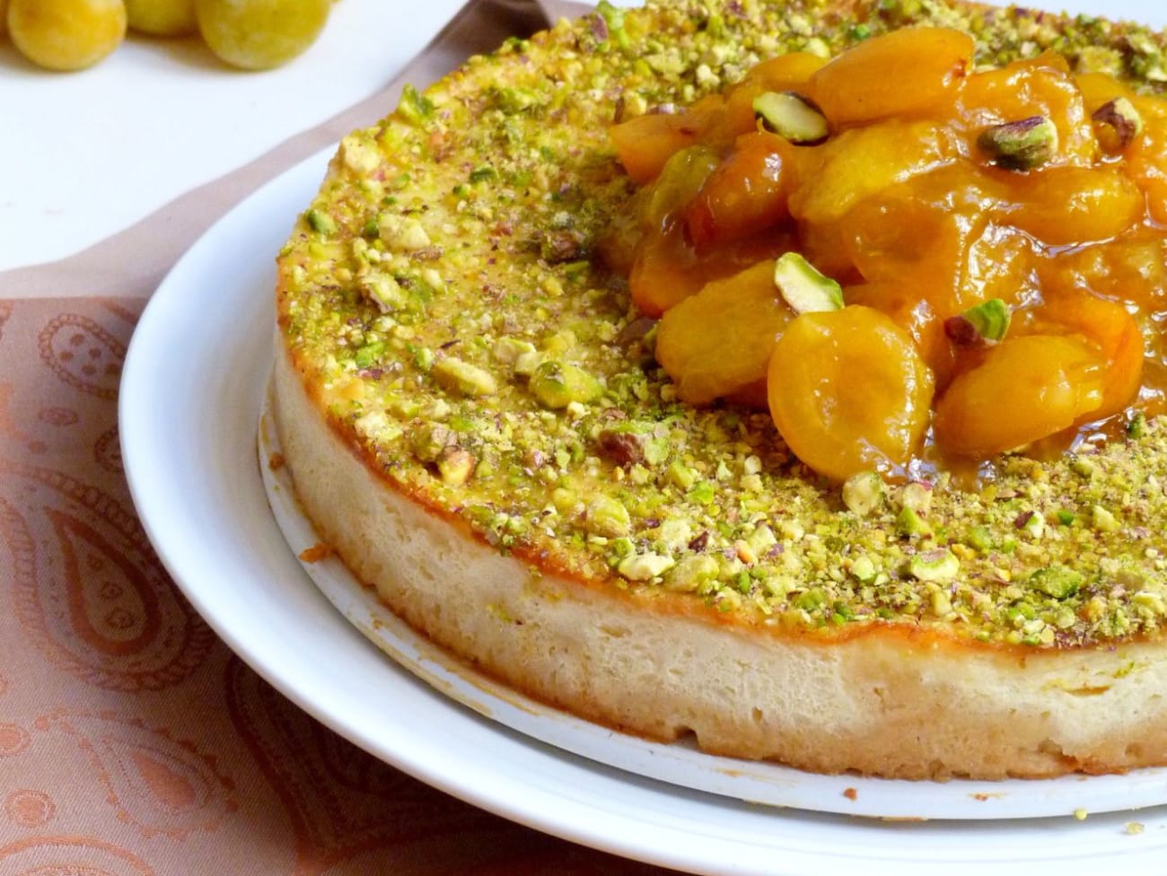 Délicieux cheesecake aux mirabelles et fleur d'oranger : recette ...