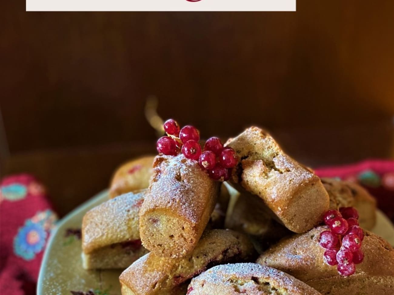 Délicieux mini cakes aux groseilles : recette Mini cakes aux groseilles