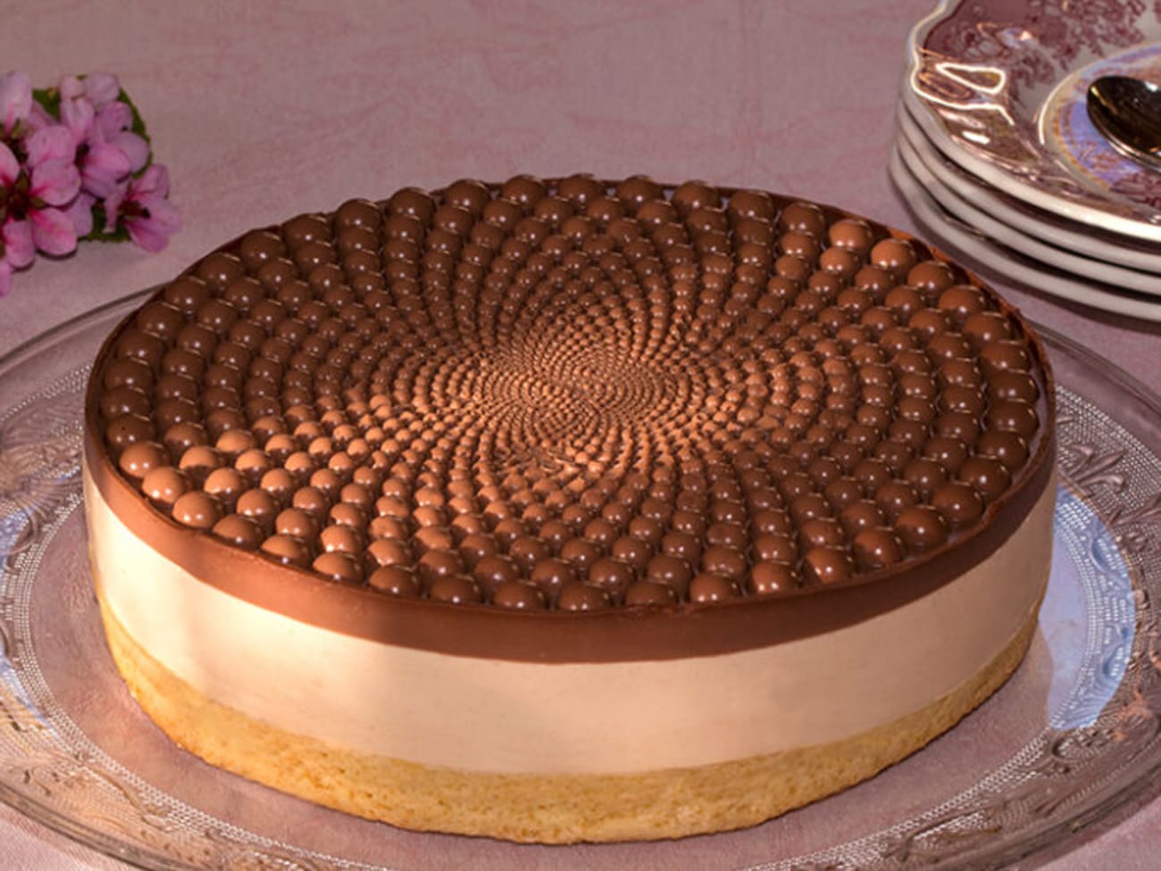 Entremet sablé aux pommes et caramel : recette Entremet pommes caramel