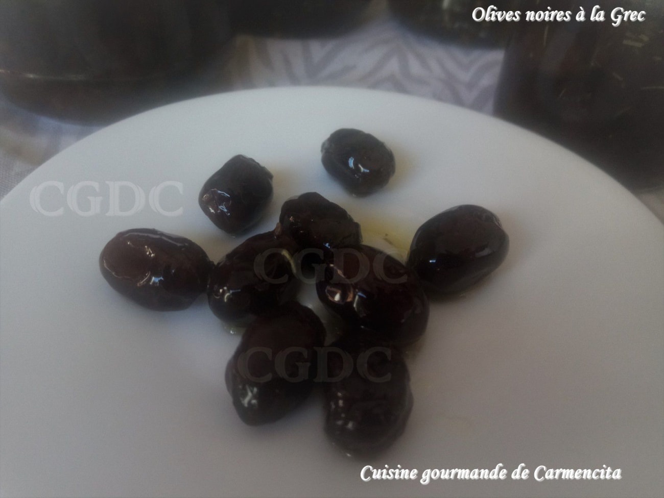 Recette Des Olives Noires à La Grecque