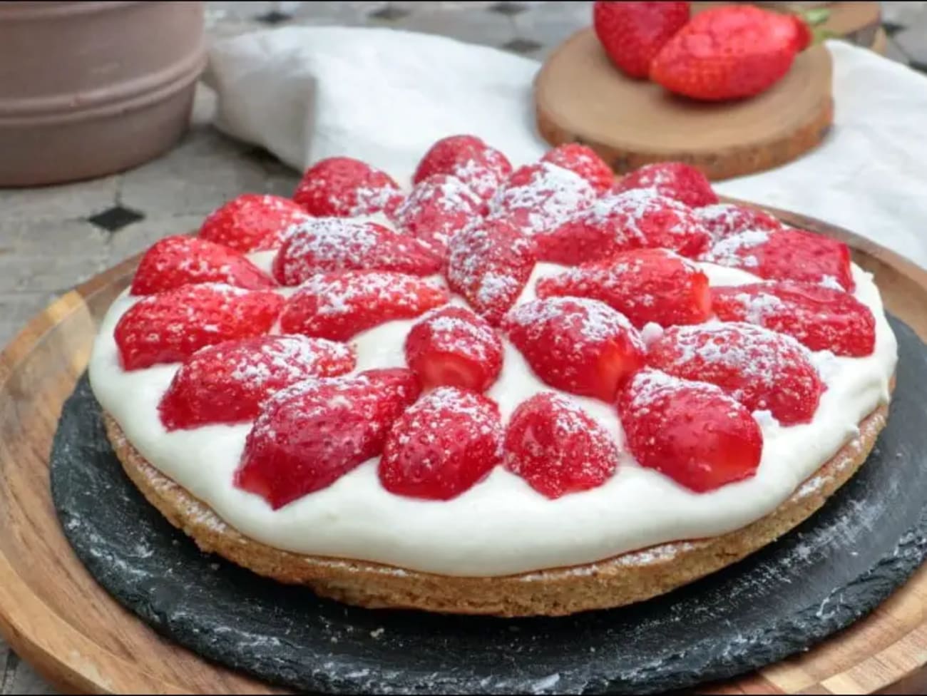 Sablé breton aux fraises et mascarpone de Cyril Lignac : recette Sablé ...