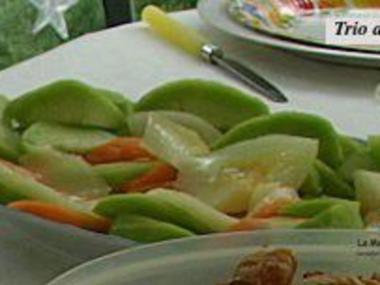 Trio de melon blanc, orange et vert : recette Trio de melon