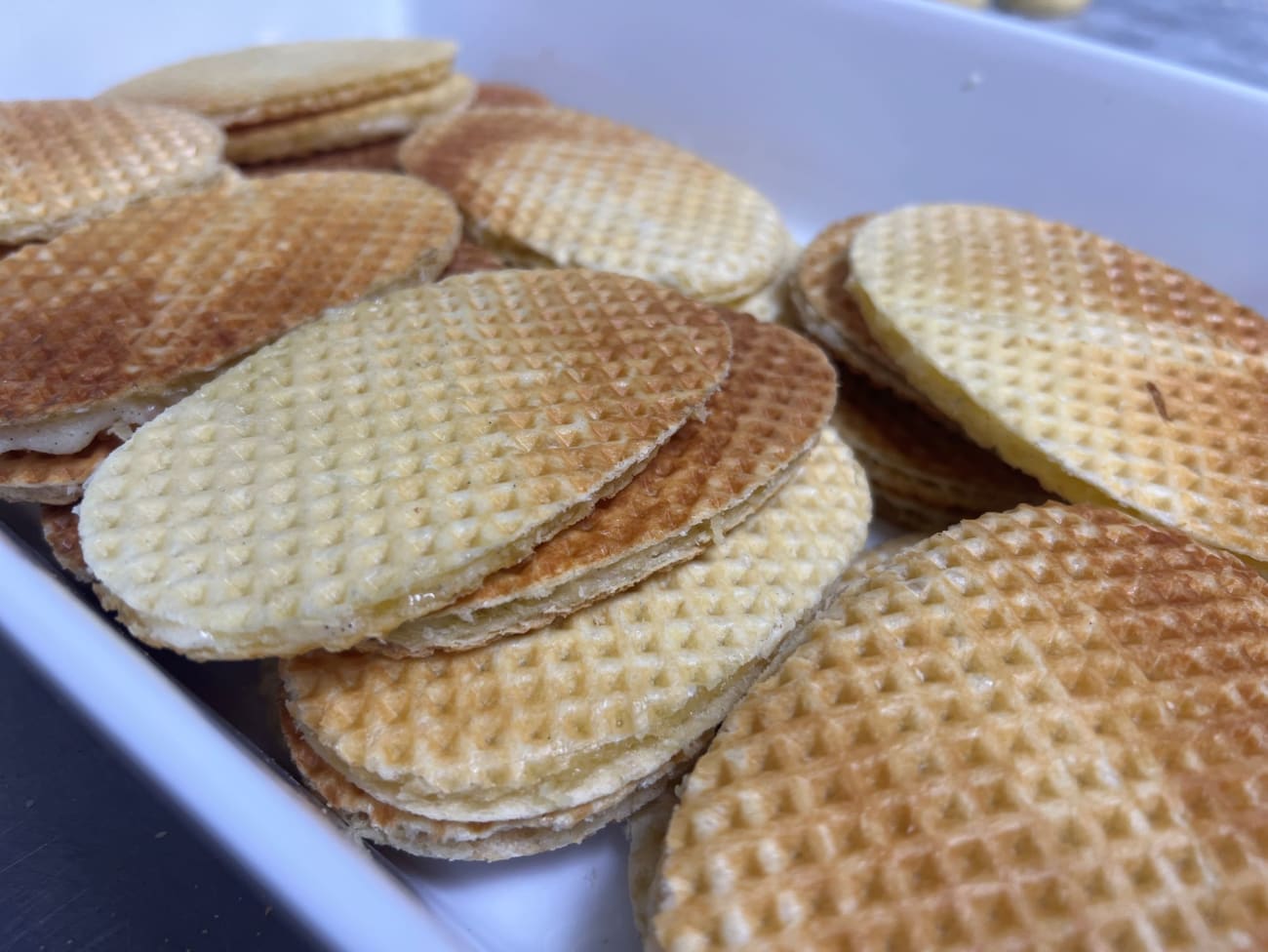 Gaufres lilloises fourrées à la vanille : recette Gaufres fourrées à la ...