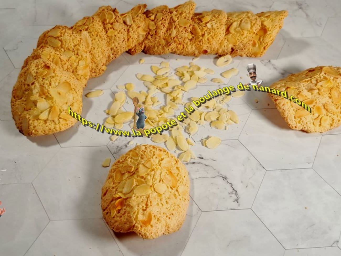Tuiles aux amandes : un petit biscuit à grignoter sans faim : recette ...