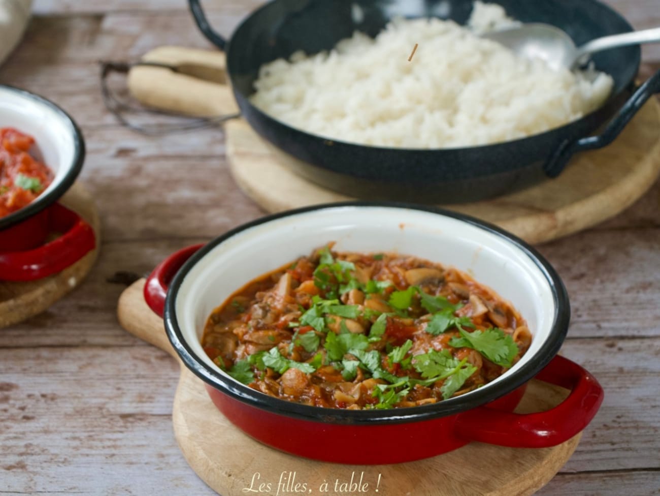 Rougaille mauricien de champignons : recette Rougaille de champignons