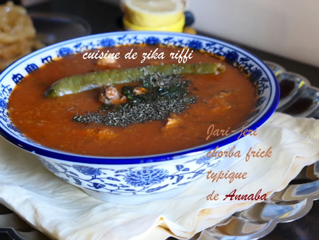 Jeri-chorba frik annabie - Recette par Zika