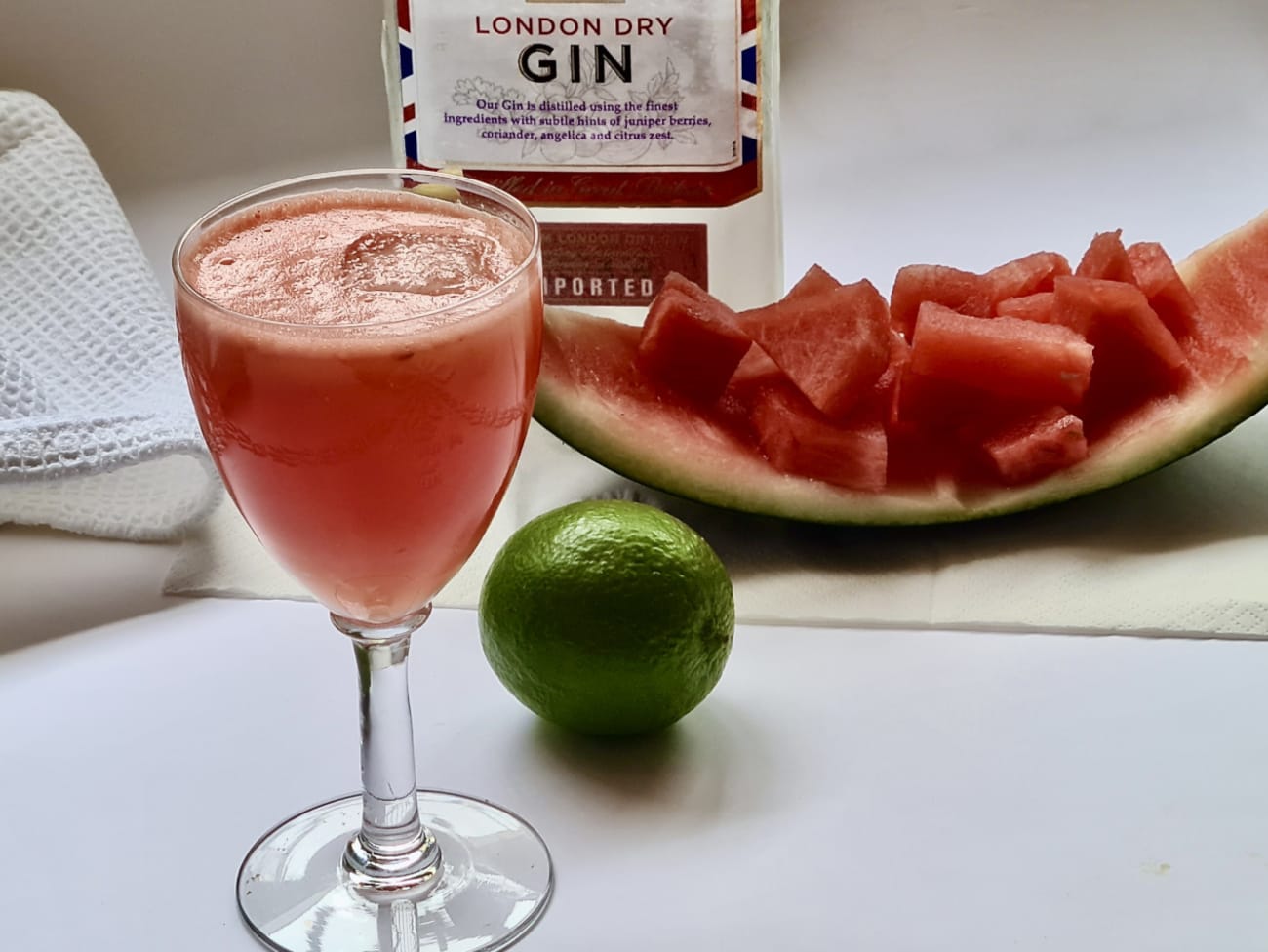 Pastèque fizz, un cocktail pour l'été ! : recette Pastèque fizz