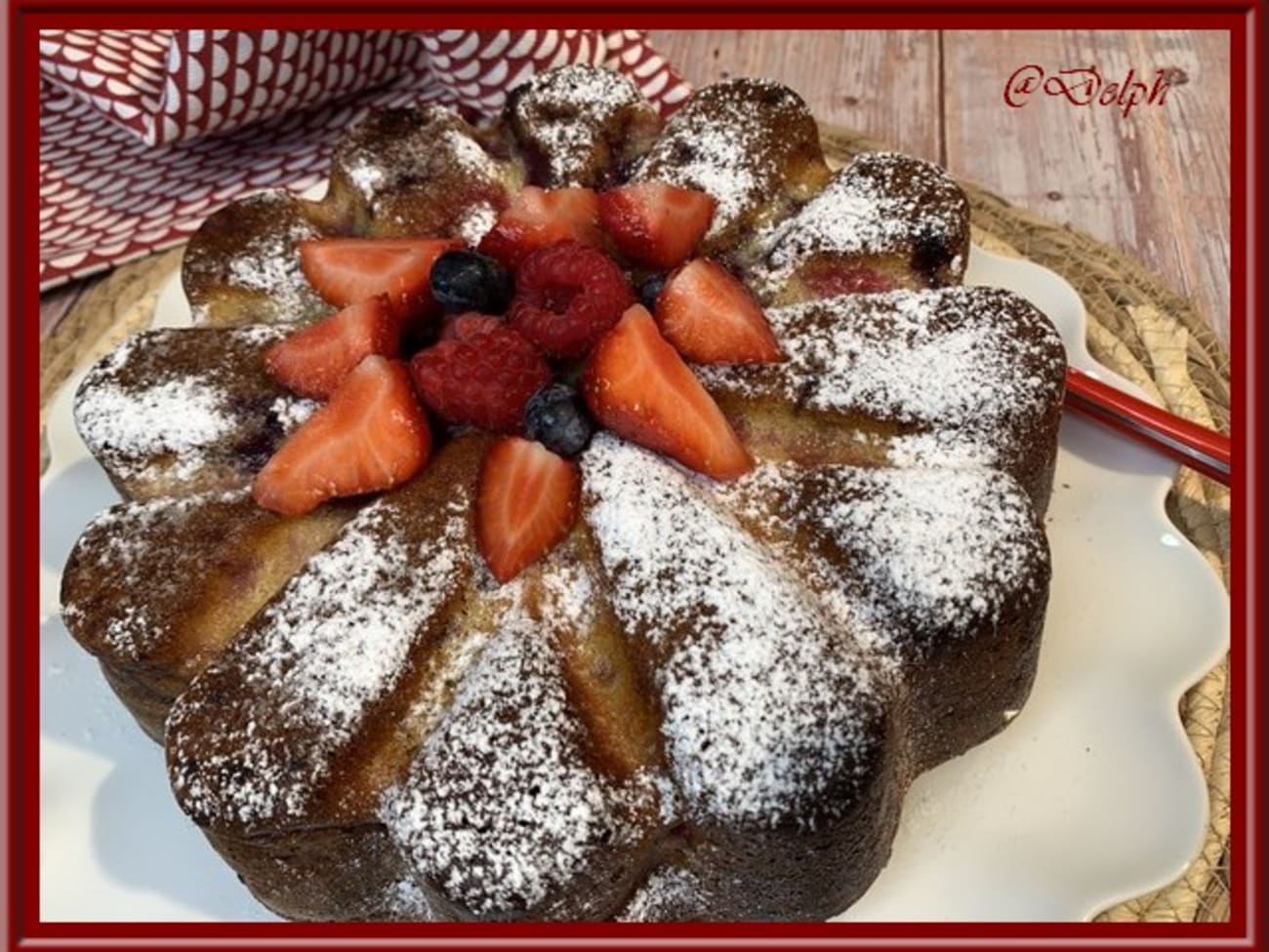 Gâteau aux fruits rouges et yaourt skyr - Recette par Oh la gourmande
