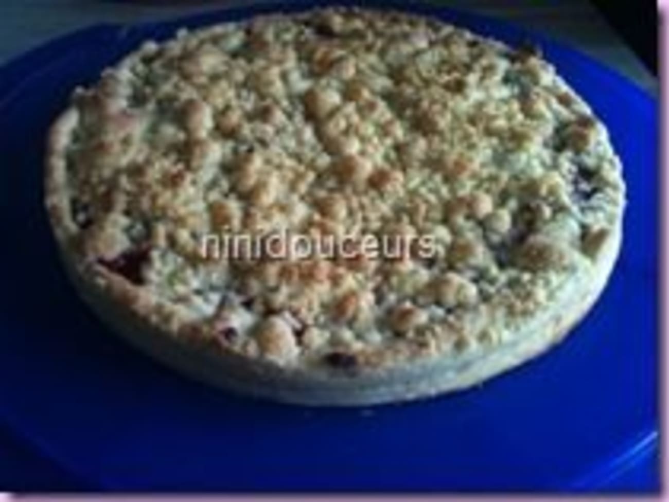 Tarte crumble aux fruits rouge : recette Tarte crumble aux fruits rouge