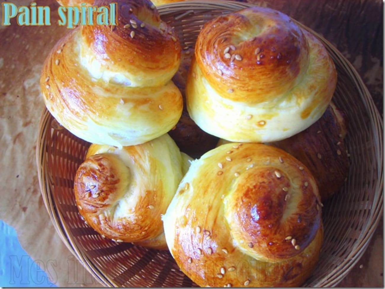 Pain spiral : recette Pain spiral