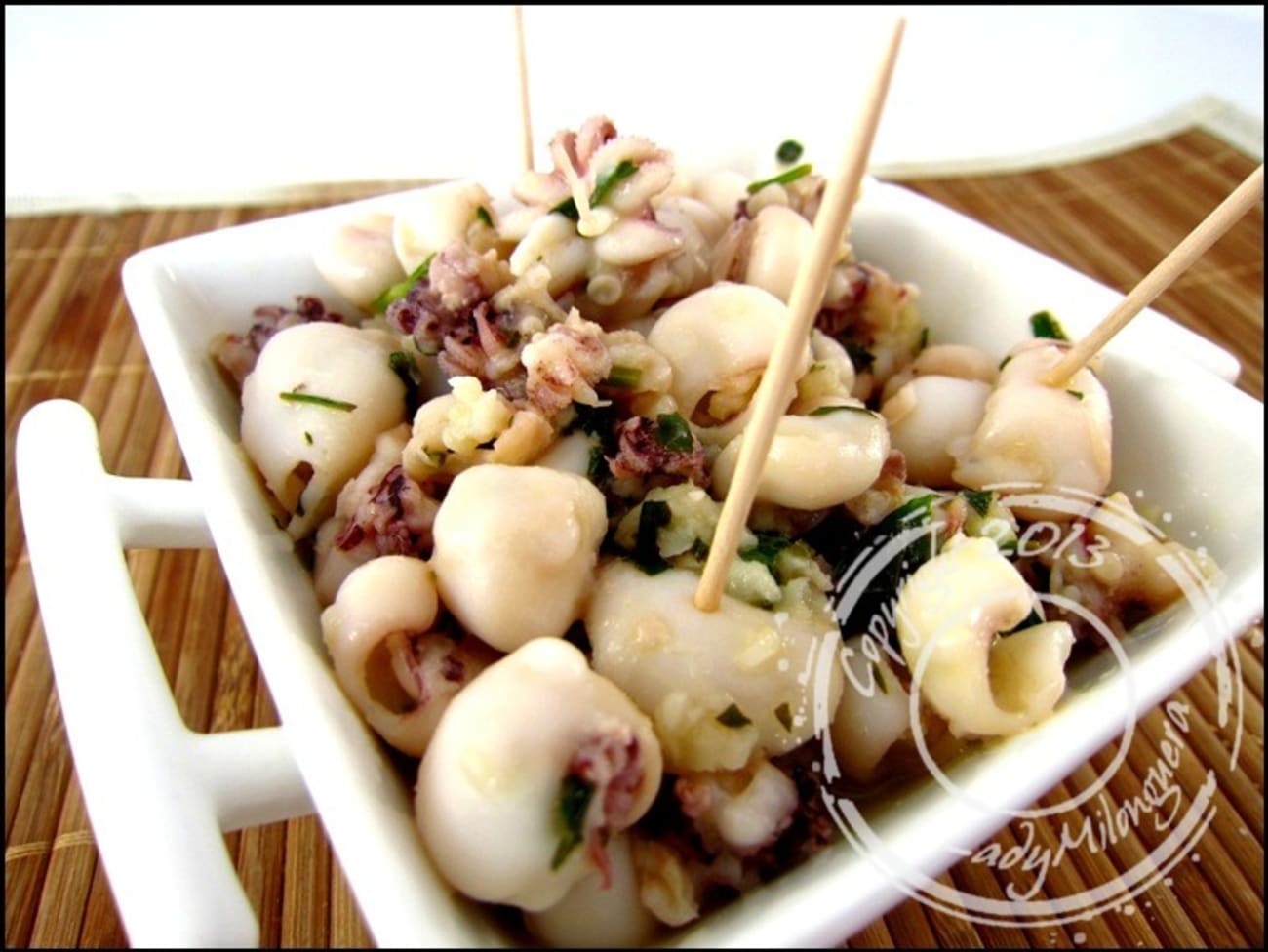 Supions en persillade : recette Supions en persillade