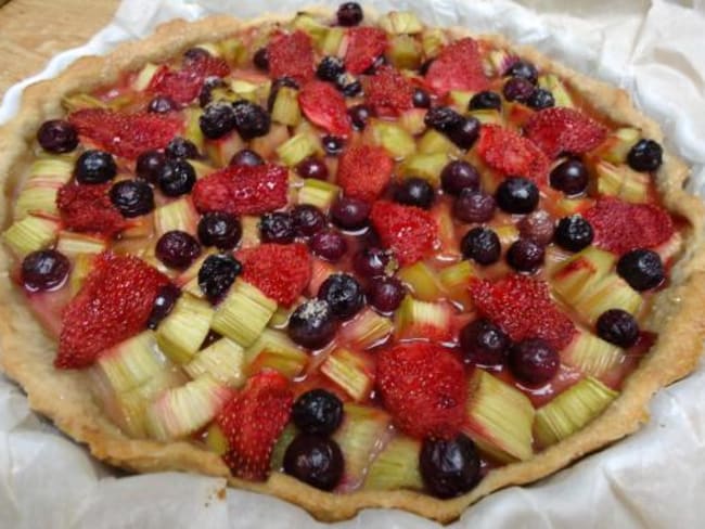 Tarte aux fruits - Recette par Cuisiner en paix