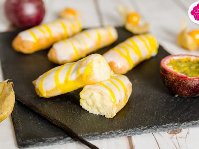 Eclairs vanille et fruits de la passion - Recette par Emilie Sweetness