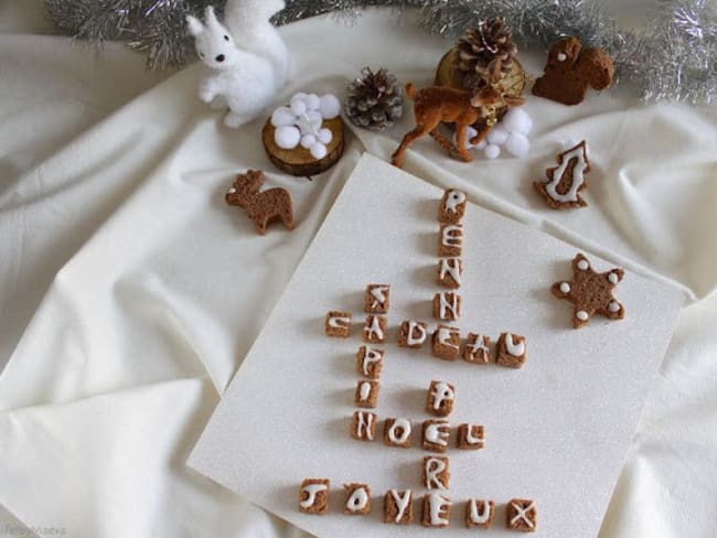 Pain d'épices à la crème de marrons façon Scrabble, vegan, sans gluten ...