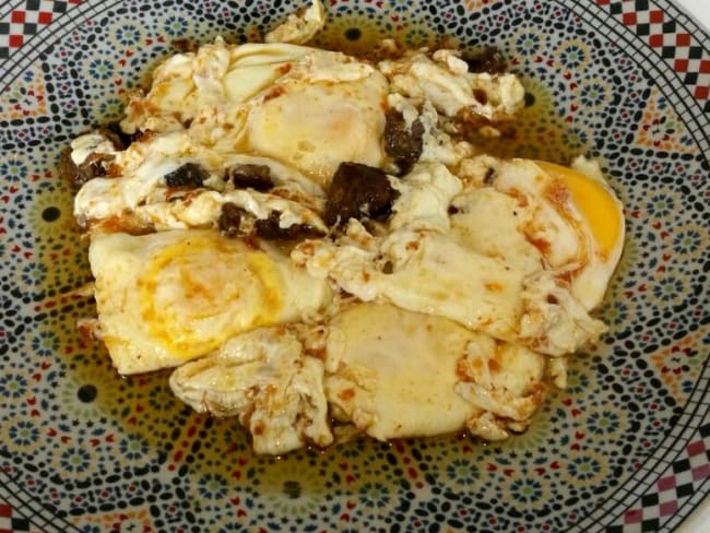 Omelette Marocaine au Khliî - Recette par Tastygourmandise